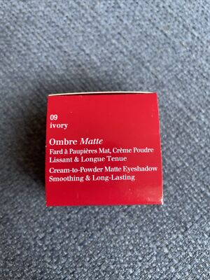 Clarins Ombré Matte 09 Ivory Cream To Powder Matte Eyeshadow BNIB | eBay