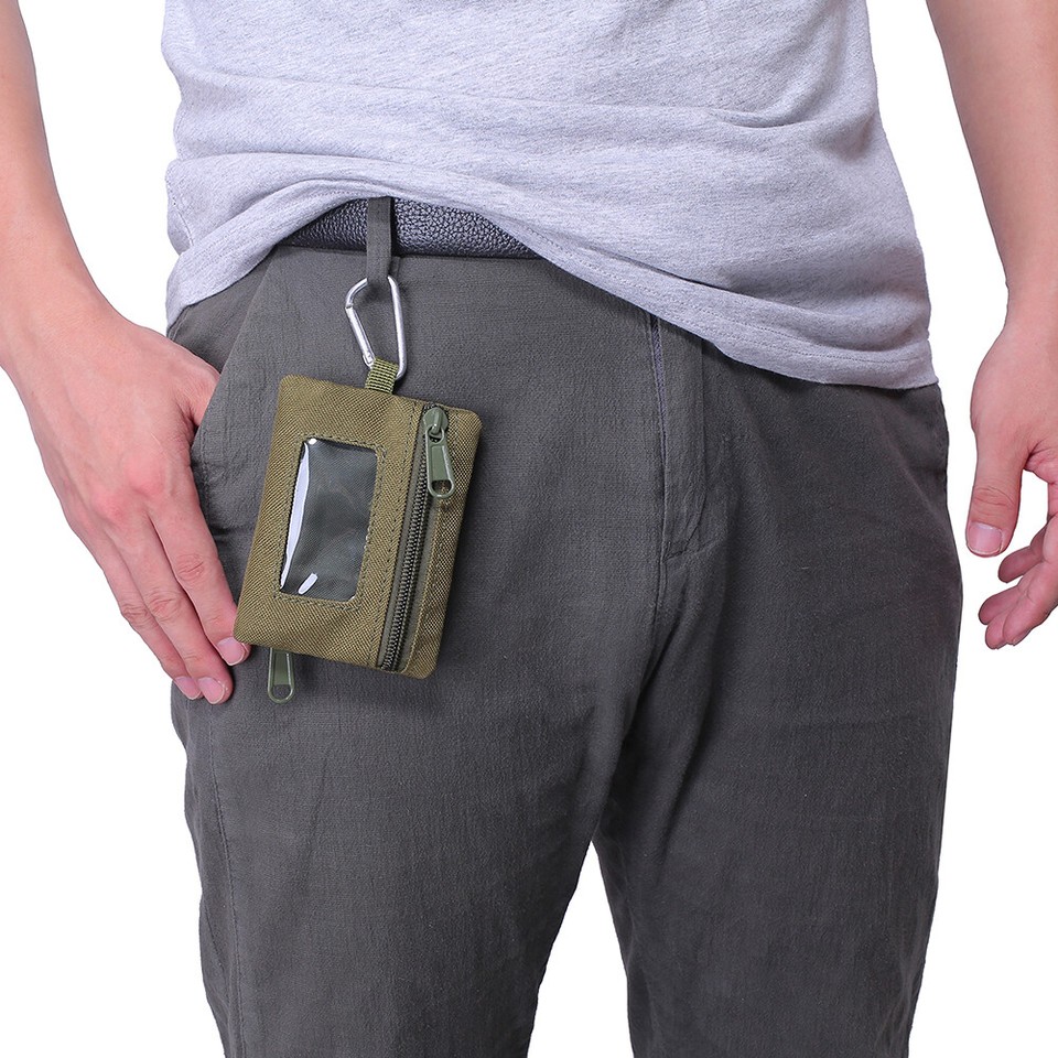 Tactical Small EDC Key Coin Holder Purse Pocket Wallet Waist Belt Bag ...