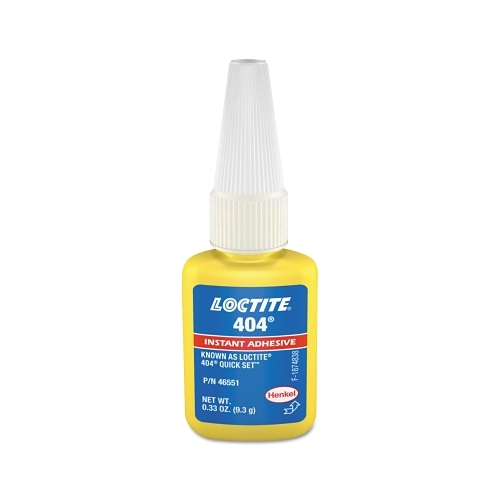 Loctite 404 Instant Adhesive, 0.333 Oz Bottle, Clear - 1 per BO ...