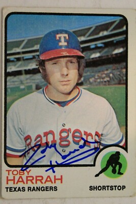 Toby Harrah HOF Texas Rangers Signed 1973 Topps #511 Autographed Card ...