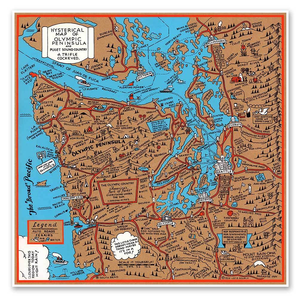 Puget Sound Rivers Map