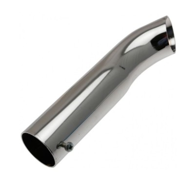 38mm Chrome Exhaust Curved Rolled End Trim Tail Pipe Muffler Klarius ...