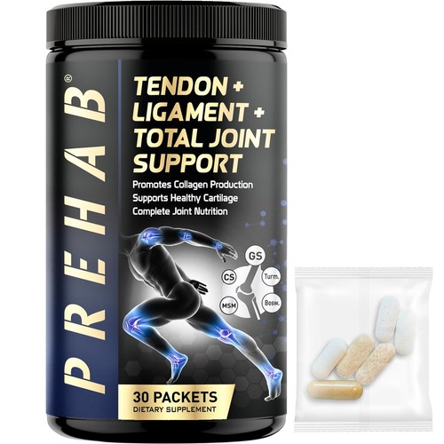 PREHAB Tendon + Ligament + Total Joint Support | Joint Supplement for ...