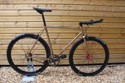 Wlkie - Copper 55cm Single Speed freewheels Road bike Fixed Gear Fixie ...