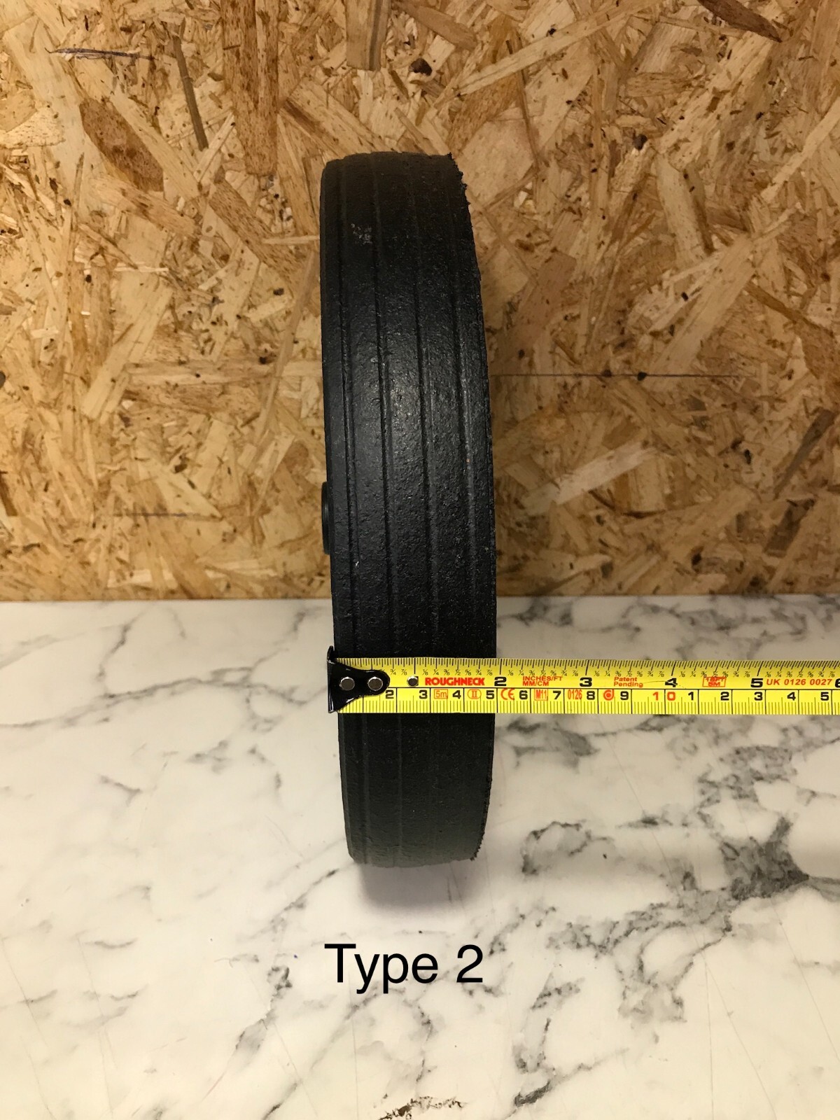 Solid Punctureless Replacement Tyres/ Axles Available/ Trolley ...