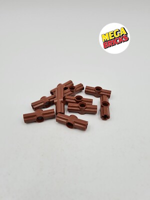 LEGO LOT 10 X ANGLE ELEMENT 180° REDDISH BROWN REF 42134 / 6333110 ...