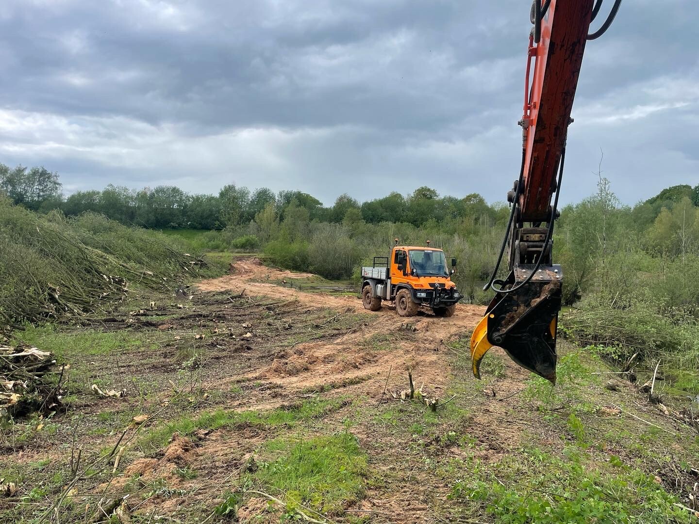 digger tree shear/grab HIRE tree Surgery Forestry full Rotation TMK 300 ...