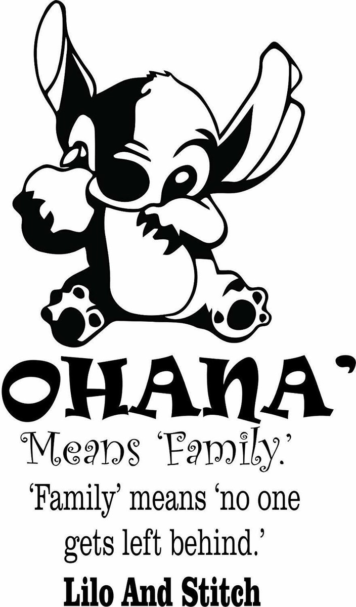 Lilo And Stitch Ohana Quote