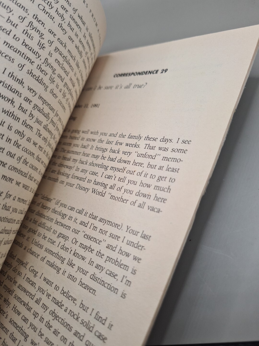 Letters From A Skeptic - Gregory & Edward Boyd - Paperback Book - #B5 ...