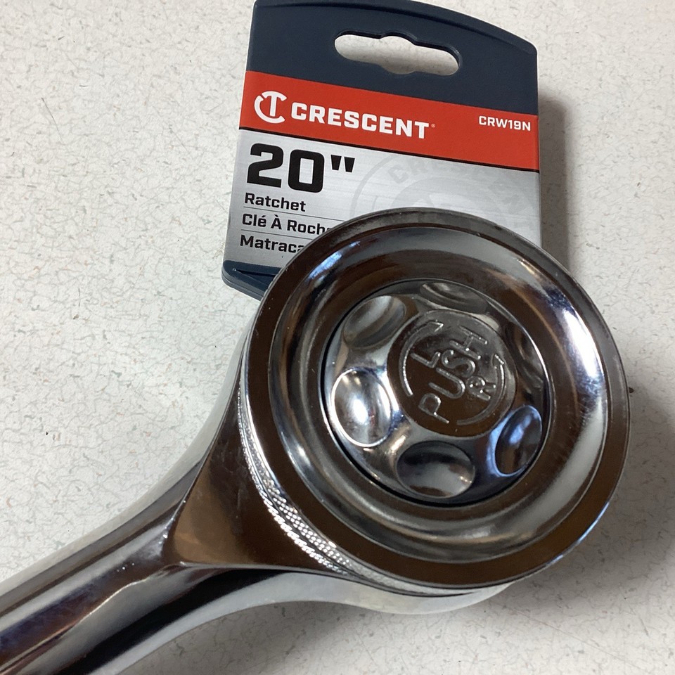 Crescent CRW19N 20” Quick Release 3/4” Heavy Duty Ratchet Gear Wrench ...
