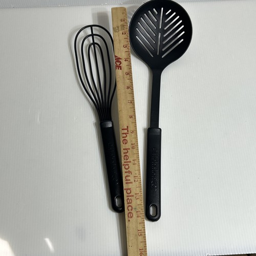 VTG Set of 2 Calphalon 14" Black Nylon Cooking Utensils 400 Degrees ...