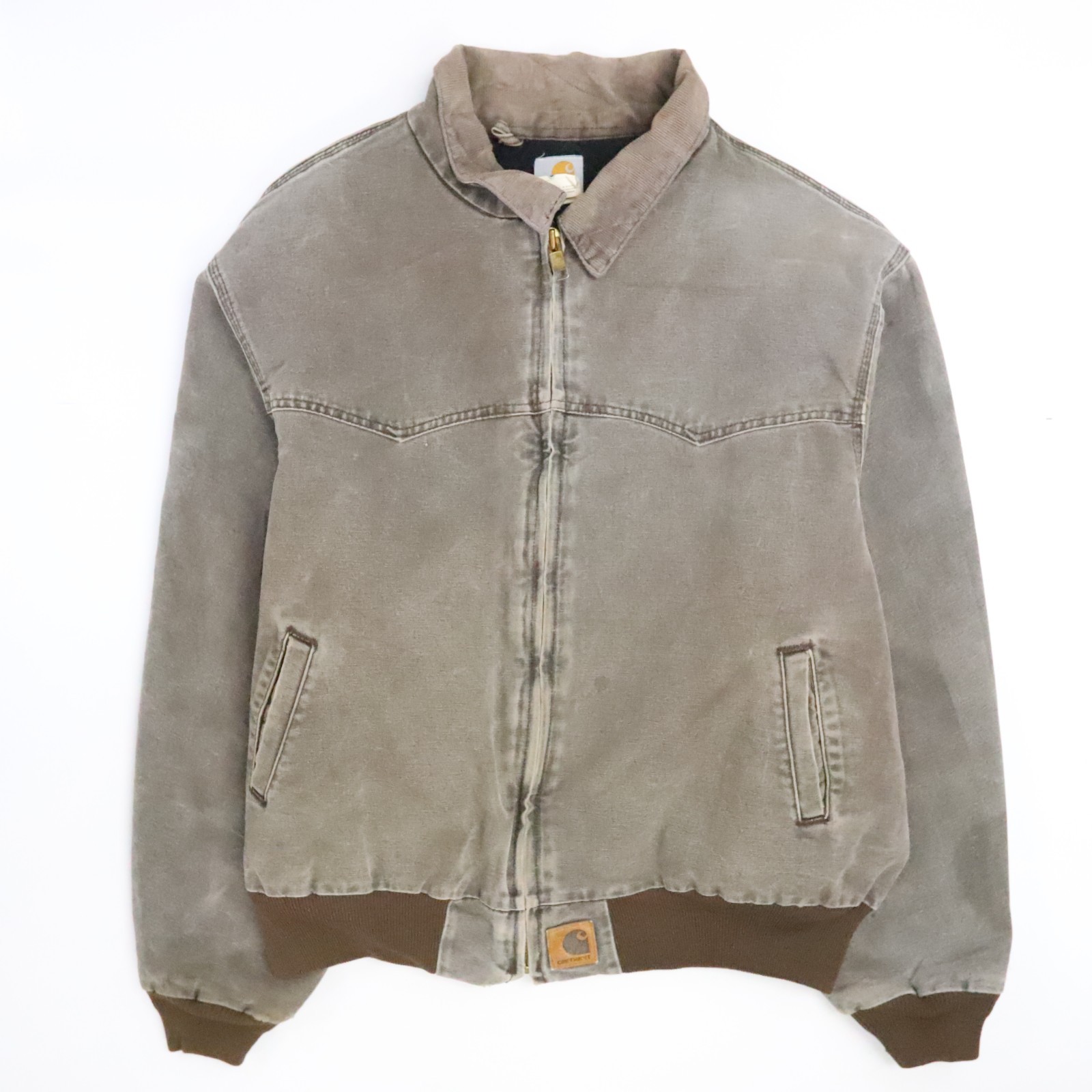 Vintage Carhartt Canvas Santa Fe Bomber Work Jacket S… - Gem