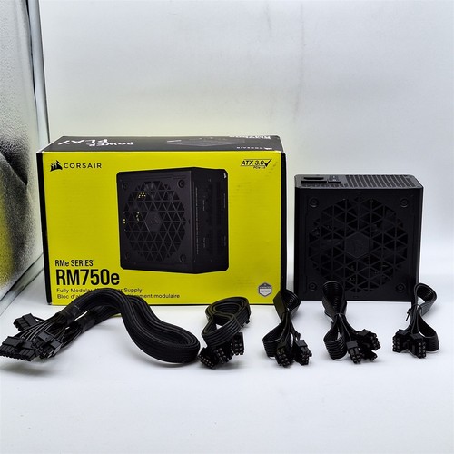 Corsair RM750e (2023) Fully Modular Low-Noise Power Supply 80 Plus Gold ...