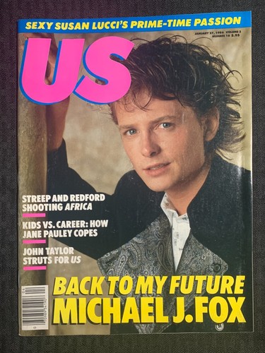 1986 Jan 27 US WEEKLY Magazine FN 6.0 Michael J Fox / Streep & Redford ...
