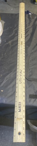 Nice Vintage Mayes 10755 Uni Vial 48 Inch Ruler Level Free Shipping | eBay