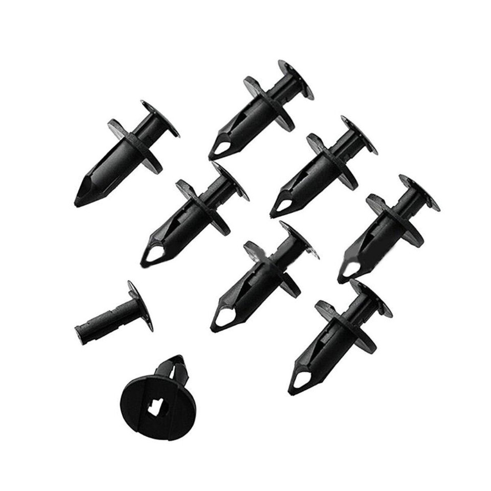 100x Plastic Fastener Clips Mixed Fairing Body Trim Panel Plug Kit ...