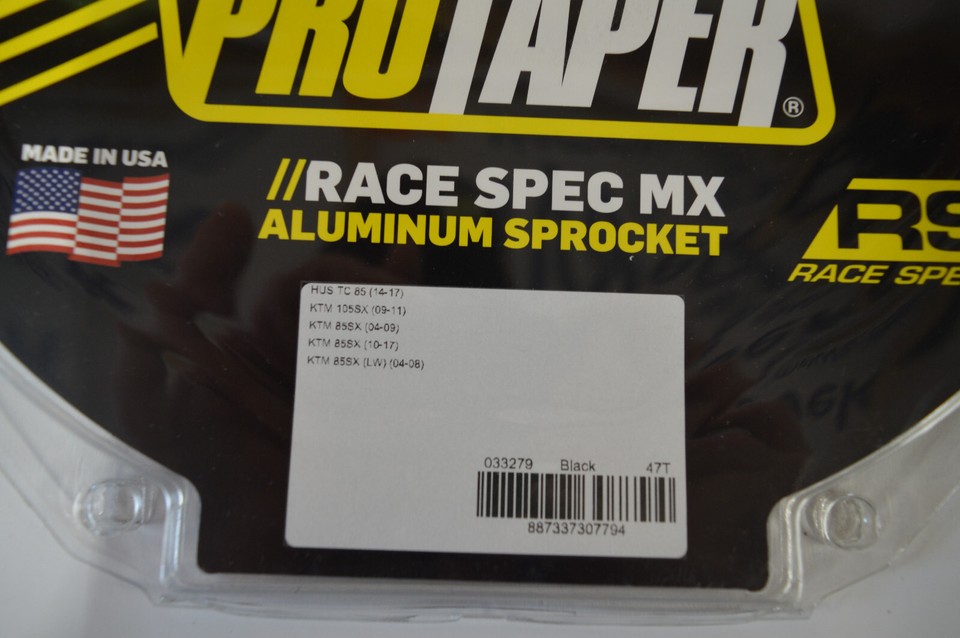 ktm/hus sproket pro taper 47t black 033279 | eBay