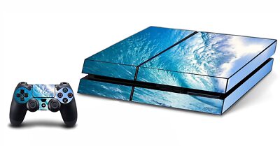 VWAQ Ocean Wave Theme Game Skins Designed to Fit PS4 Console And ...
