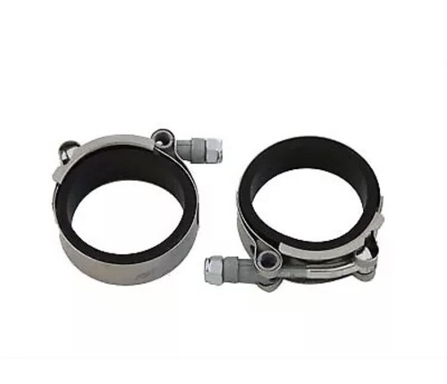 Power Intake Manifold Clamp Kit with Flat Seals fits Harley Davidson 78 ...