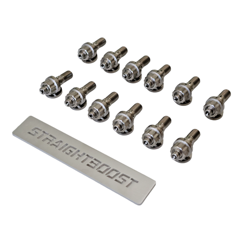 STRAIGHTBOOST Titanium Exhaust Manifold Studs for Ford Barra 270T 310T ...