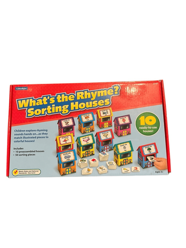 Lakeshore What’s The Rhyme? Sorting Houses Complete In Box Learning Activity | eBay