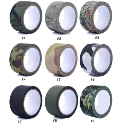 Camouflage tape Fabric Camo Tape Wrap Hunting Stalking sniper tape ...