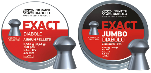 JSB Exact Jumbo Diabolo .177 / .22 Diablo Round Domed Air Pellets | eBay