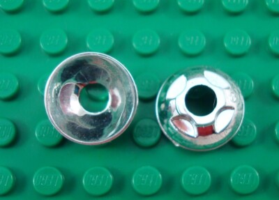 LEGO Lot of 2 Silver Train Headlight Reflector Pieces | eBay