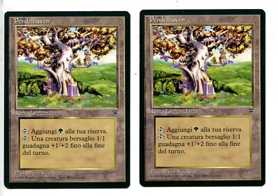 1995 MTG MAGIC THE GATHERING LEGENDS ITALIAN FBB PENDELHAVEN LAND LOT ...
