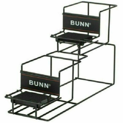 BUNN TWO TIER TWO POT UNIVERSAL AIRPOT RACK, BLACK, 35728.0000 ...