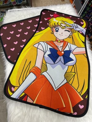 Universal JDM Anime sailor moon Floor Mats Interior Carpets 4Pcs | eBay