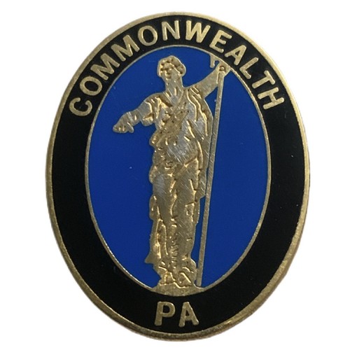 Vintage Commonwealth Statue Miss Penn Pennsylvania Travel Souvenir Pin ...
