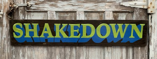 Original Hand Painted 48” Grateful Dead Shakedown Sign Painting Wood ...