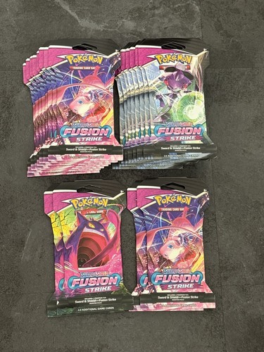 X10 Pokémon TCG Fusion Strike Sleeved Booster Pack Sealed Packs | eBay