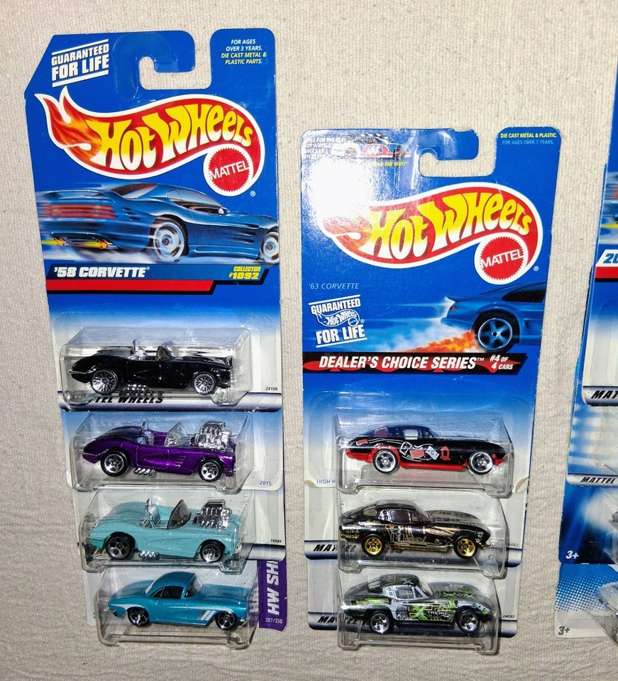 Hot Wheels Lot Of 14 '50s & '60s CORVETTES, Various Models, Series ...