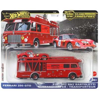 Hot Wheels Premium Team Transport 2025 Ferrari 250 GTO Fiat 642 RN2 ...