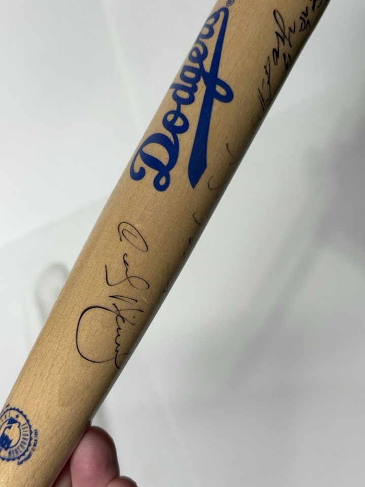 1990s era Los Angeles Dodgers signed mini baseball bat MLB Baseball | eBay