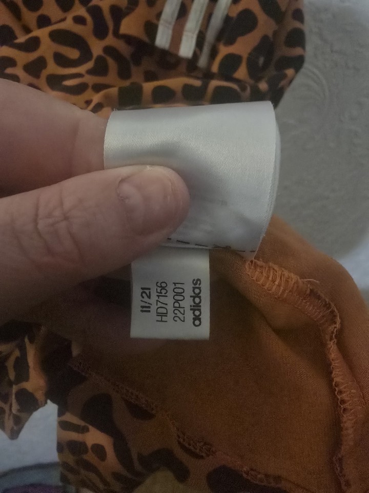 ADIDAS ORIGINALS RICH MNISI LEOPARD PRINT DRESS Size 3xl | eBay UK