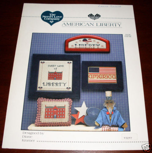 Craft Books: #859 American Liberty Cross Stitching | eBay