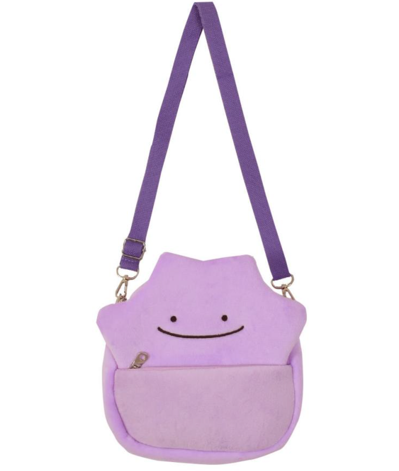 Pokemon Pouch Plush Doll Pochette Ditto Metamon shoulder bag Pokémon | eBay