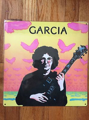 Jerry Garcia Grateful Dead Guitar 60's Rock Vintage Framed Metal Sign ...