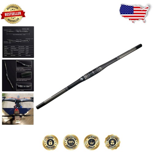 Premium T700 Carbon Flat Handlebar for MTB – 3K Matte Finish, 31.8mm ...