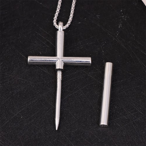 Cross Necklace Men Fashion Jewelry Pendant EDC Gadgets For Male Gifts ...