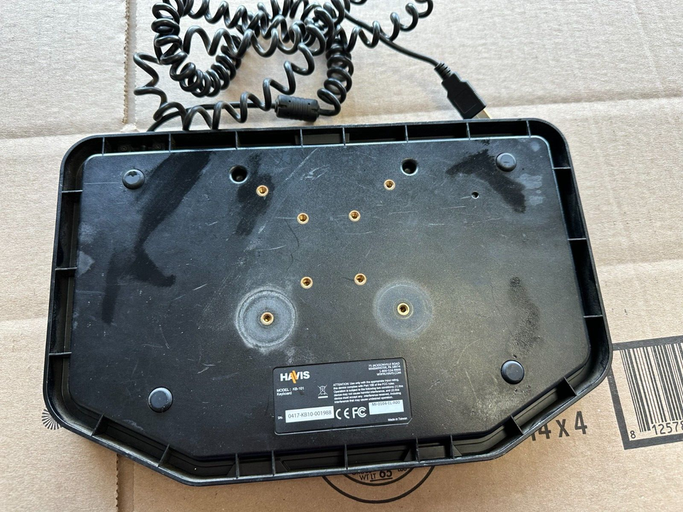 Havis KB-101 Wired USB 86-Key Backlit Rugged Touchpad Keyboard | eBay