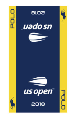 New 2018 US Open Men's Players official on court dated Towel POLO RL ...