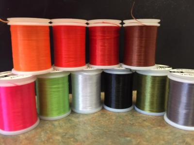 VEEVUS 240 DENIER POWER THREAD. U PICK COLOR. FLY TYING. bass, musky ...