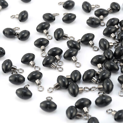 10/20/50/100Pc Pulley Beads Swivel Rig for Sea Surf Fishing Bait 12 ...