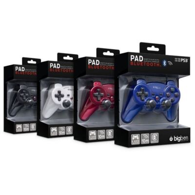 manette playstation 3 ps3 metallic pad compatible PC sans fil bluetooth ...
