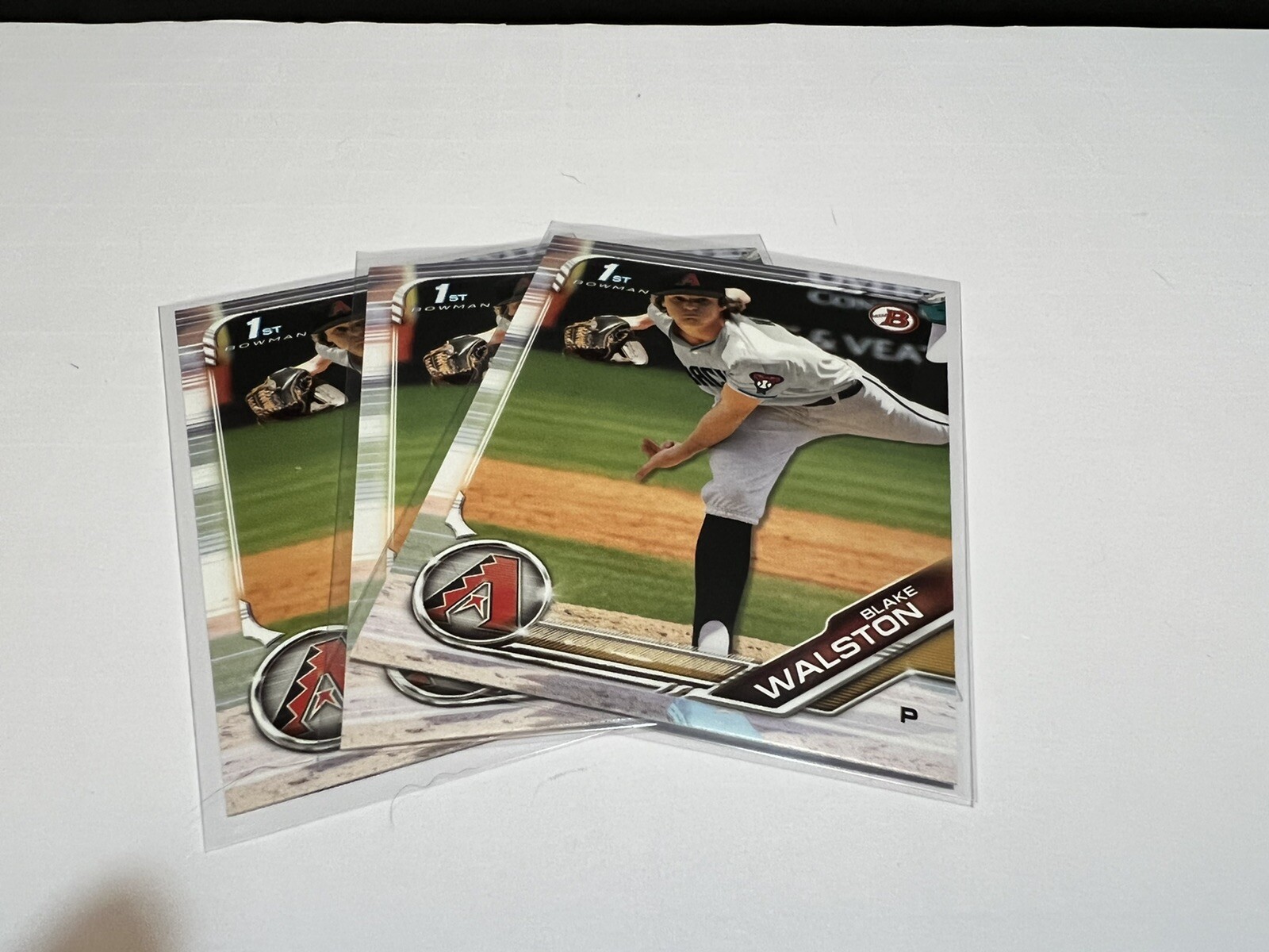 2019 1st Bowman Draft Blake Walston BD-12 Arizona Diamondbacks Rookie 3 ...