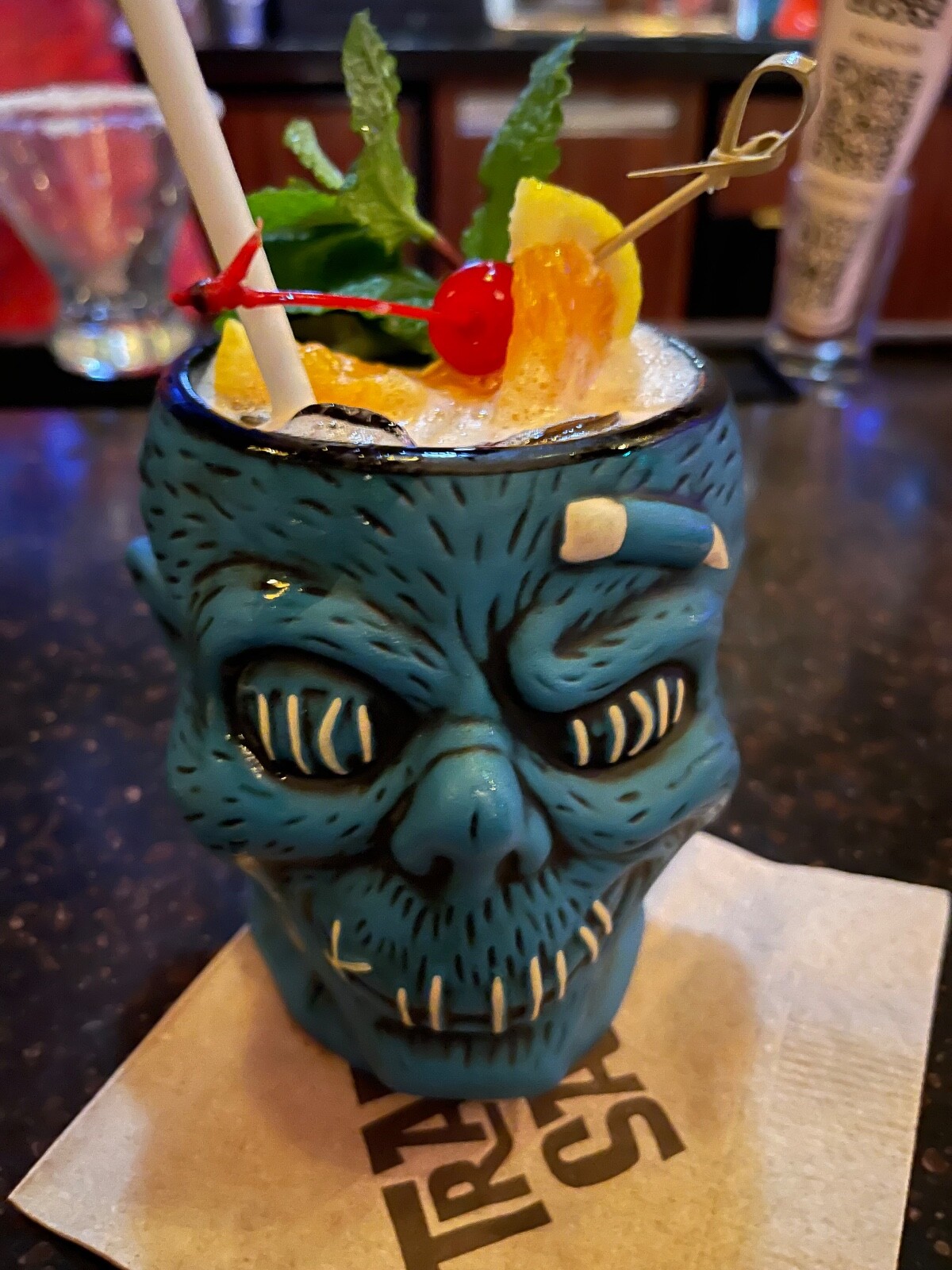 NEW Disney Trader Sam’s Grog Grotto Shrunken Head Zombie 4th Edit Tiki ...